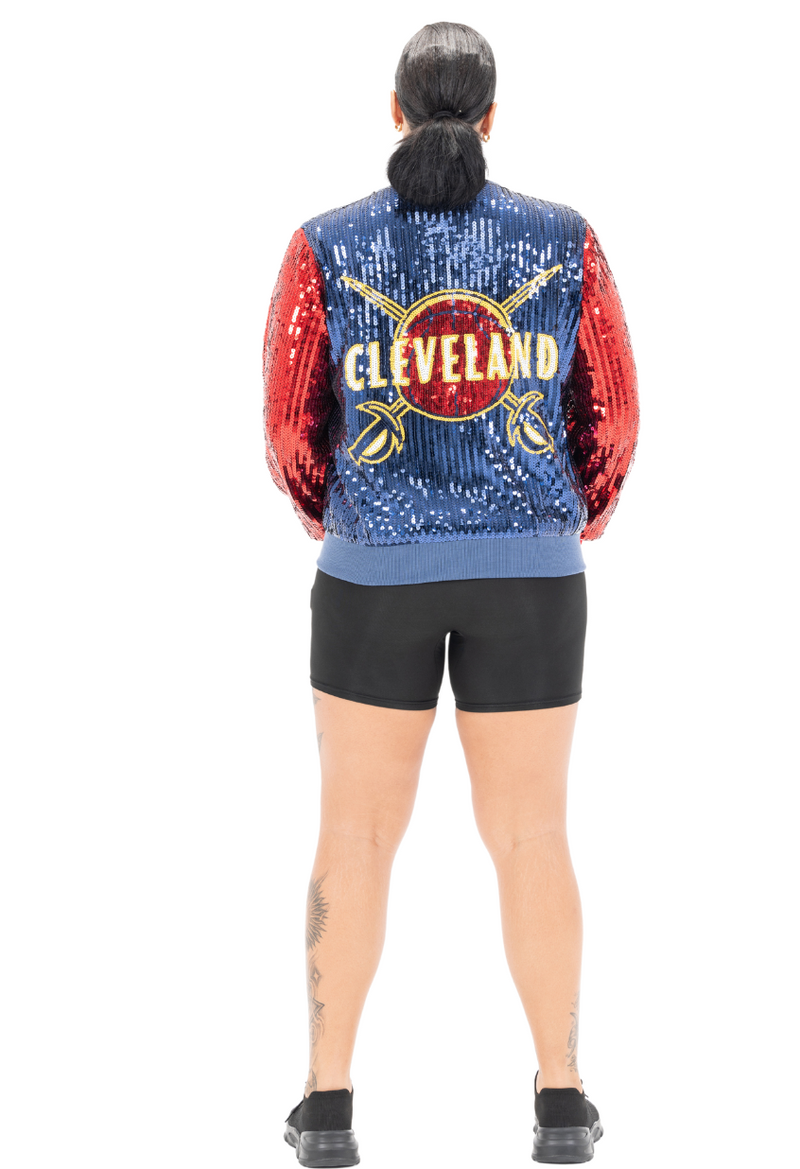 Cleveland Basketball Sequin Jacket – SEQUIN FANS